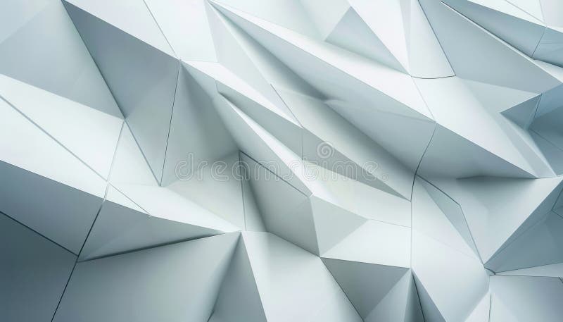 Geometric White Wall Pattern Close Up Abstract Architecture Stock Photo ...