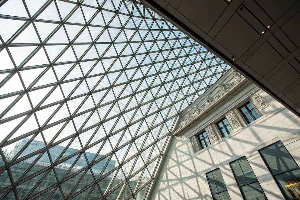 Geometric Window Grid Pattern Architecture Details Stock Illustration ...