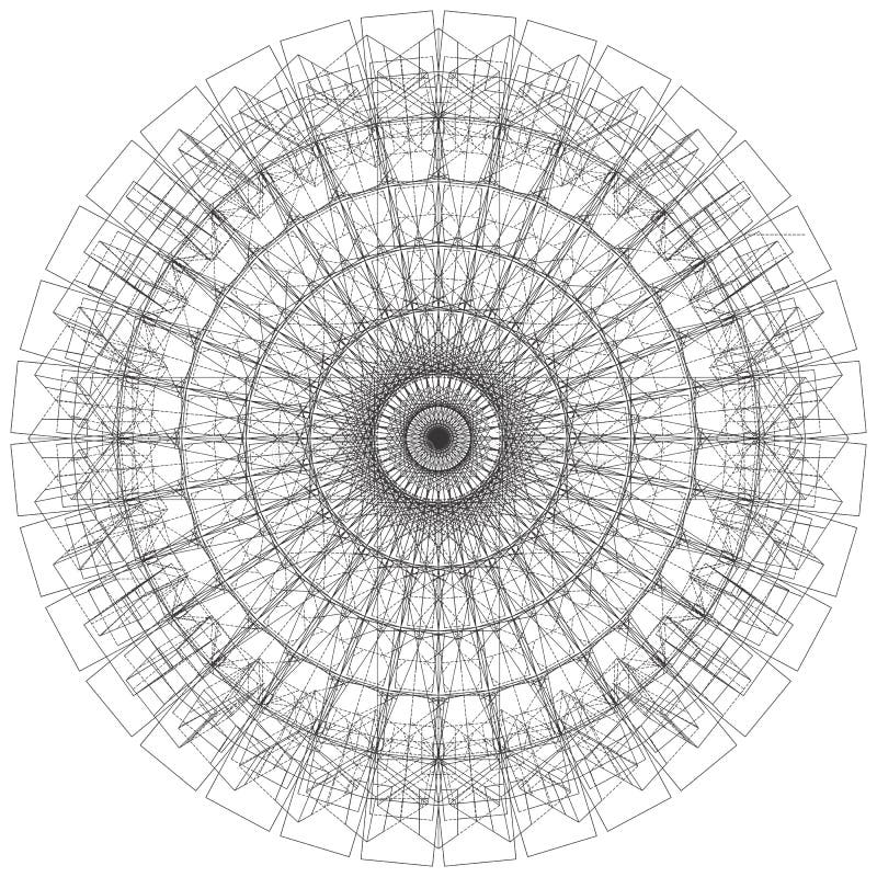 Geometric Wire Construction Structure Vector Stock Vector ...