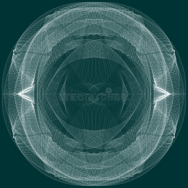 Geometric Wire Frame Shape Vector. Abstract Modern Shape Wire Structure ...