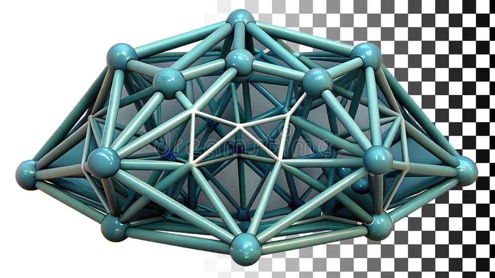 Geometric Wireframe Structure Geodesic Dome Framework Png Transparent ...