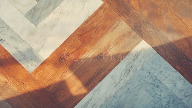 Geometric Wood and Marble Tile Texture Pattern for Interior Design ...