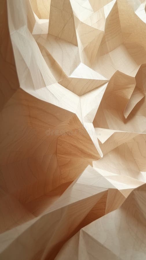 Geometric Wood Texture with Sharp Angular Patterns Stock Photo - Image ...