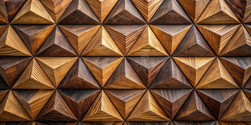 Geometric Wooden Triangular Pattern Texture Ideal for Interior Design ...