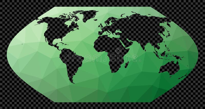 Geometric world map. stock vector. Illustration of graphic - 172882666