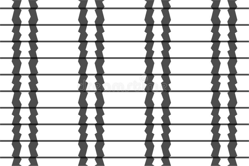 Geometric of Zigsaw Stripe of Vertical Pattern. Set 5 Stock ...