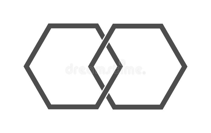 Geometrical Abstraction. The Intersection Of The Geometric Shapes, Two ...