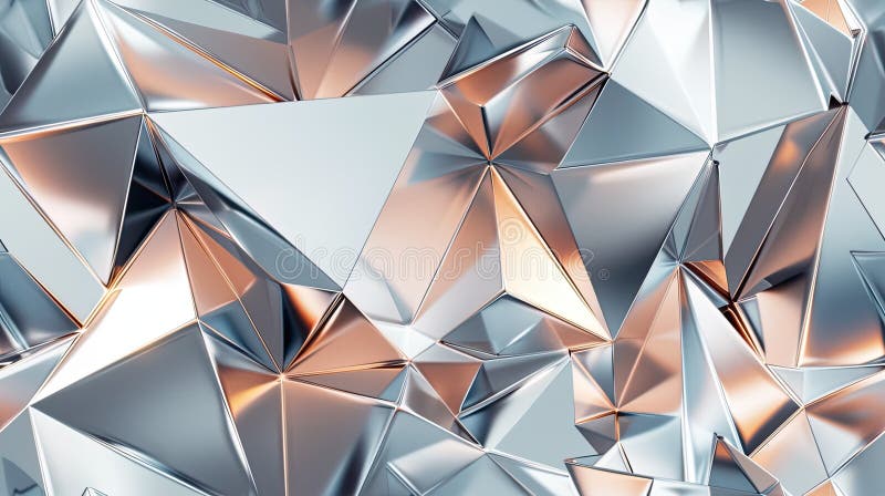 A Geometrical Background Characterized by a Lustrous Metal Surface ...