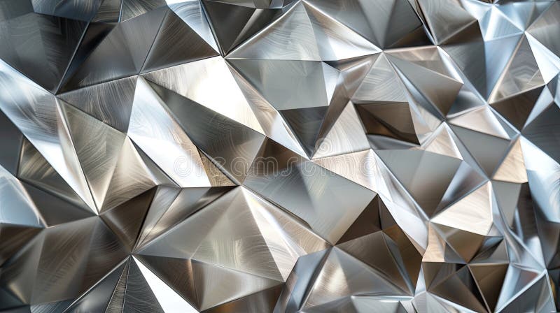 A Geometrical Background Characterized by a Lustrous Metal Surface ...