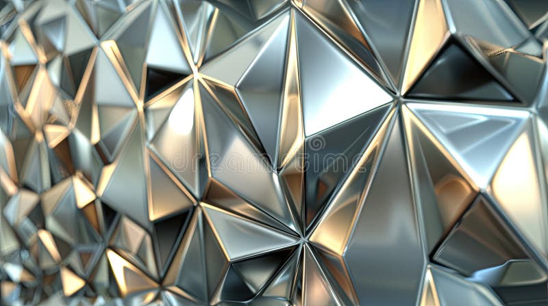 A Geometrical Background Characterized by a Lustrous Metal Surface ...