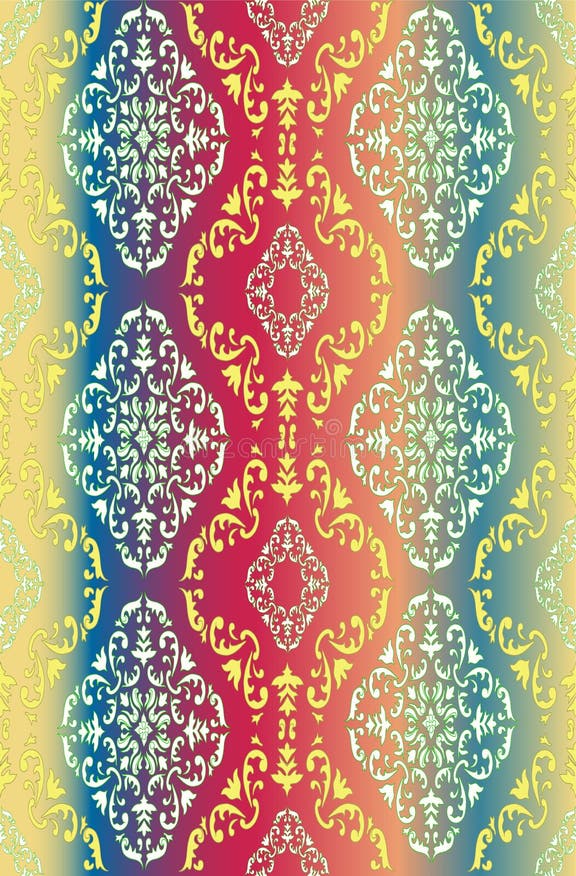 Geometrical Barocco Pattern Stock Vector - Illustration of industry ...