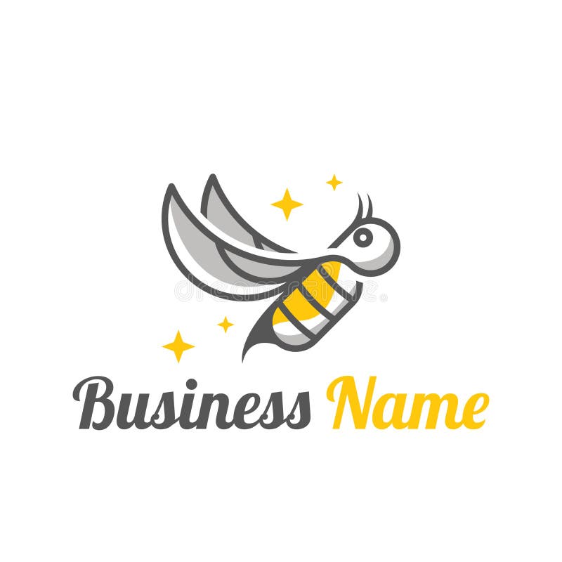 Geometrical Bee Logo Stock Illustrations – 195 Geometrical Bee Logo ...