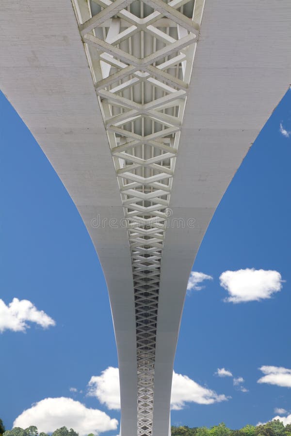 Geometrical Bridge Structure Stock Photo - Image of fastening, building ...