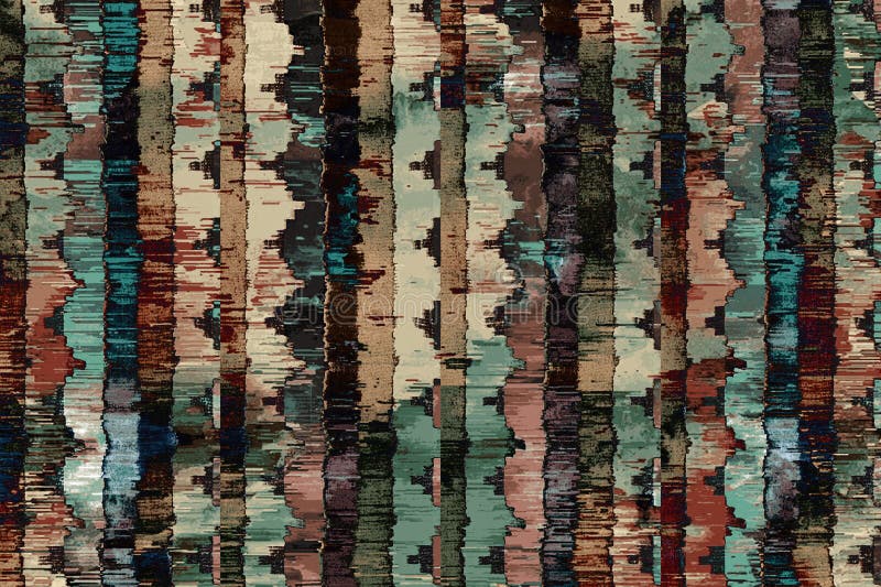 Geometrical Carpet Abstract Pattern in High Definition Texture Isolated ...