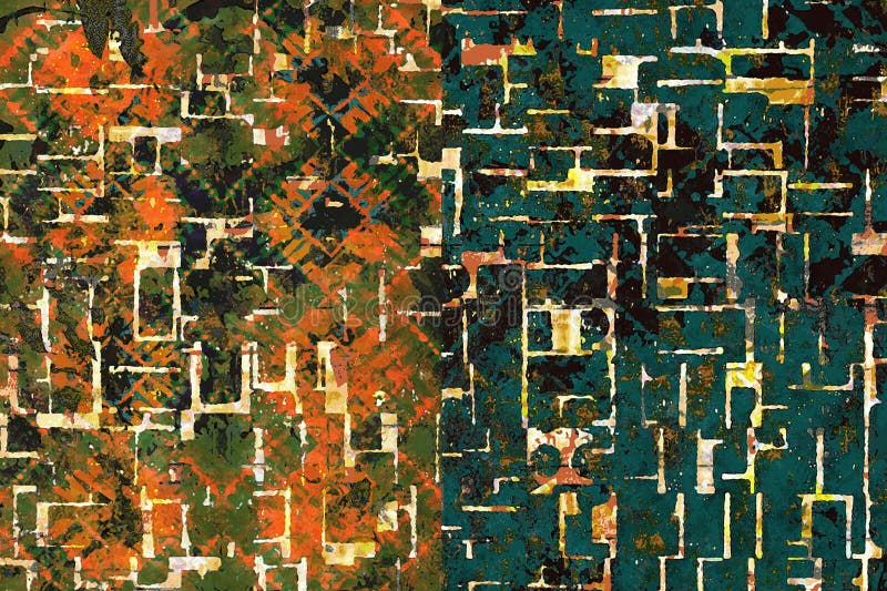 Geometrical Carpet Abstract Pattern in High Definition Texture Isolated ...