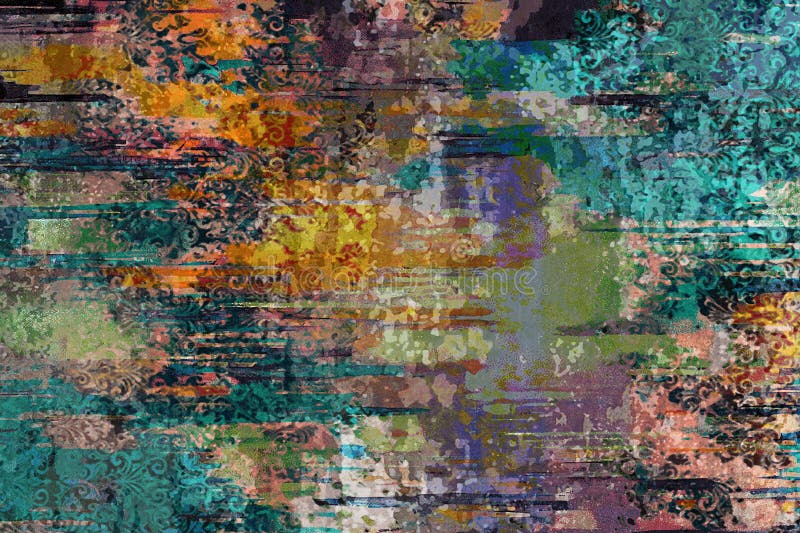 Geometrical Carpet Abstract Pattern in High Definition Texture Isolated ...