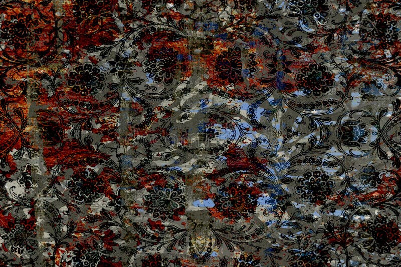 Geometrical Carpet Abstract Pattern in High Definition Texture Isolated ...