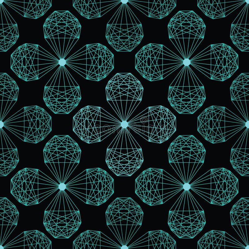 Sacred Geometry Pattern Teal Stock Illustrations – 25 Sacred Geometry ...