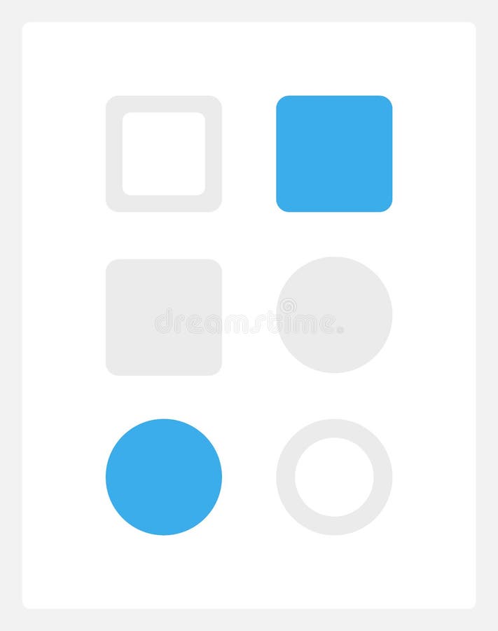 Geometrical Frame UI Element Template Stock Vector - Illustration of ...