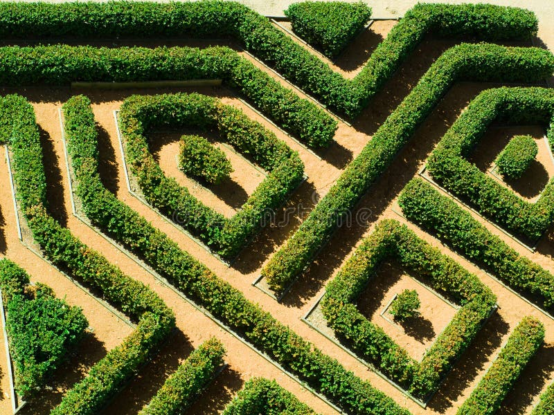 Geometrical garden stock image. Image of decoration, outdoors - 5639319