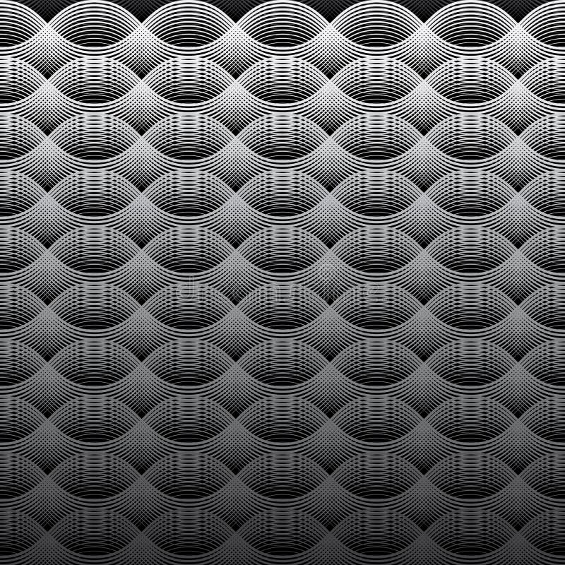 Geometrical Waves Light Lines Seamless Pattern Background Stock Vector ...