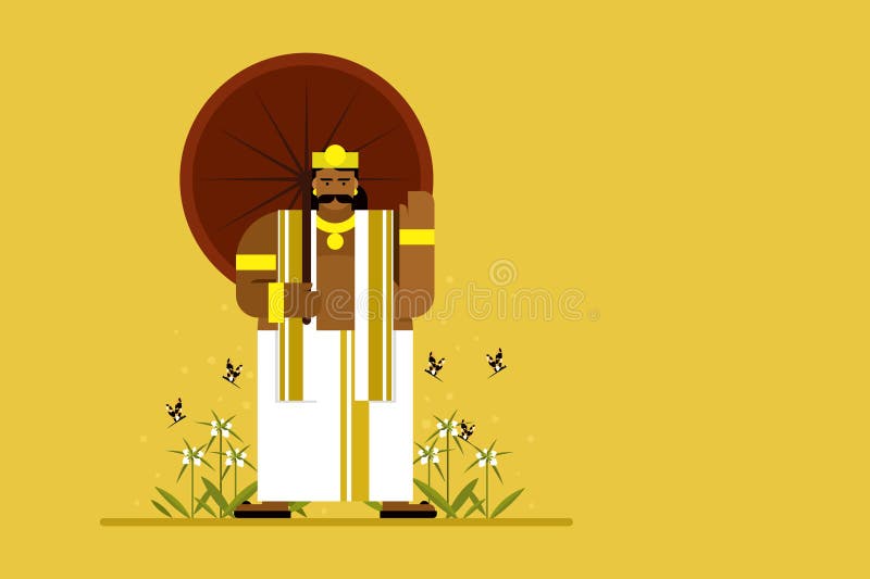 3D Illustration of King Mahabali, a Mythological Character, an Icon of ...