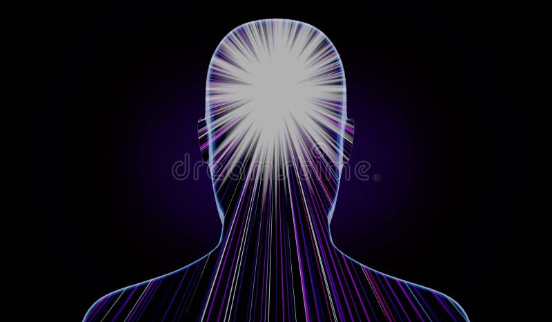 Geometrical Man Face with Abstract Lines Stock Illustration ...
