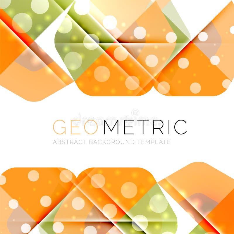 Geometrical Minimal Abstract Background with Light Effects Stock Vector ...