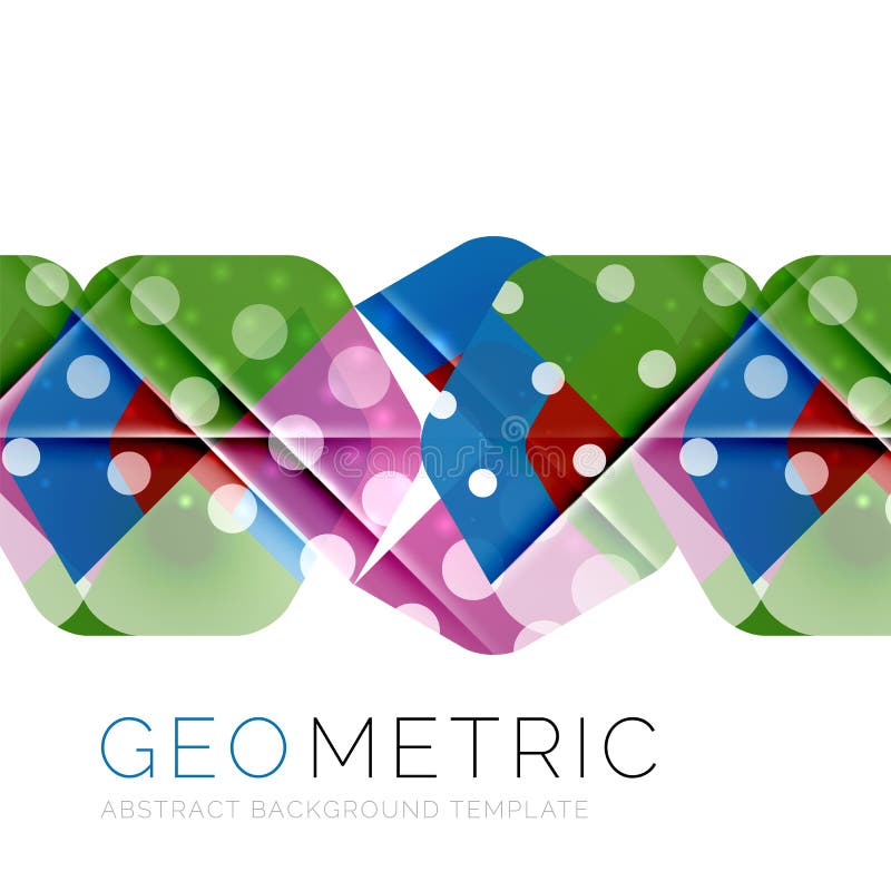 Geometrical Minimal Abstract Background with Light Effects Stock Vector ...