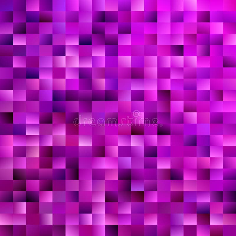 Purple Rectangle Mosaic Border Background Stock Vector - Illustration ...