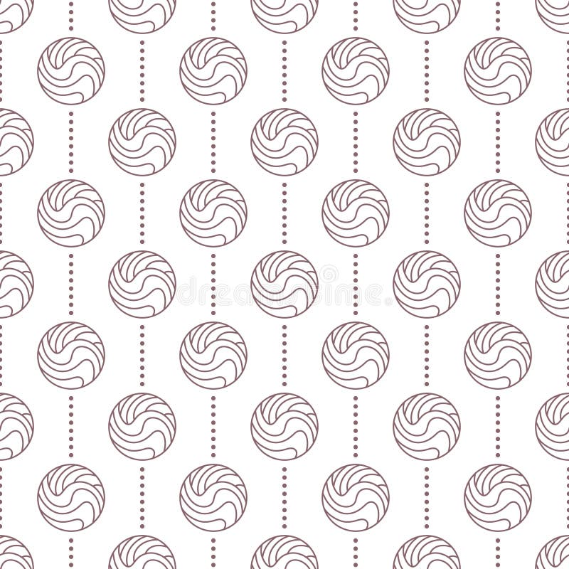 Geometrical Pattern with Spheres, Vertical Lines Stock Vector ...