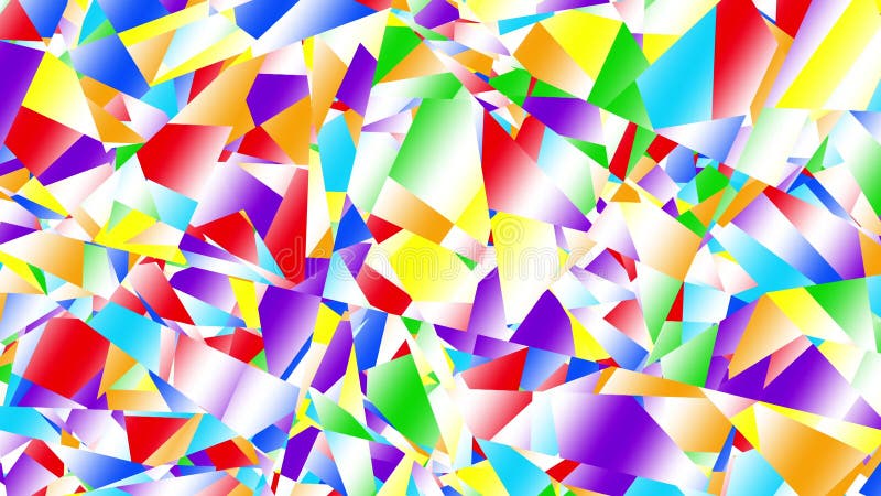 Geometrical Refraction Background 4k Loop. Abstract Animation ...