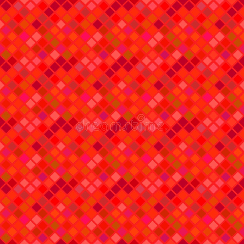 Geometrical Seamless Red Abstract Square Pattern Background Stock ...