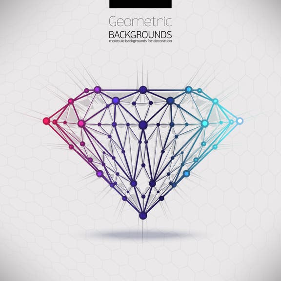 Diamond Facets Stock Illustrations – 8,248 Diamond Facets Stock ...