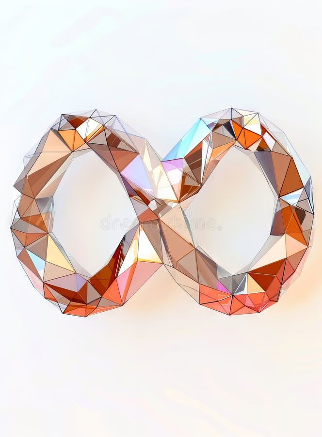 A Geometrical Shape of an Infinity Symbol Stock Image - Image of arts ...