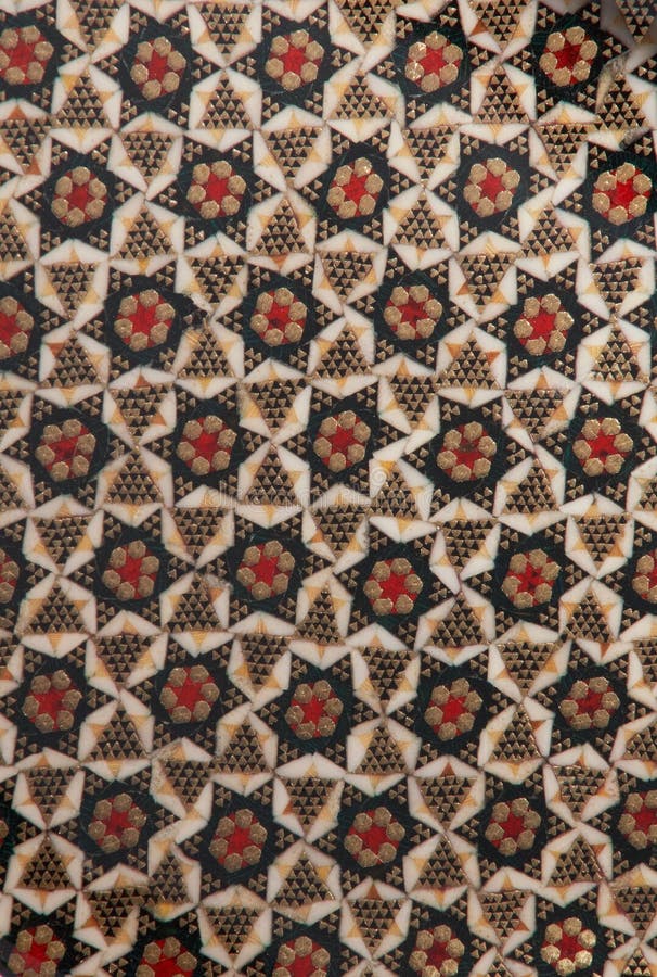 Geometrical Structure of Khatam. Stock Photo - Image of mosaic ...