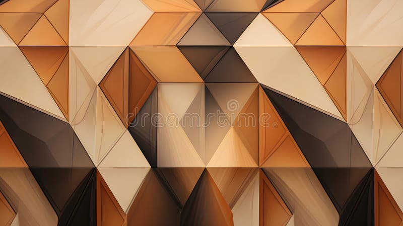 Abstract and Geometrical Texture in Light Brown Colors. Futuristic ...