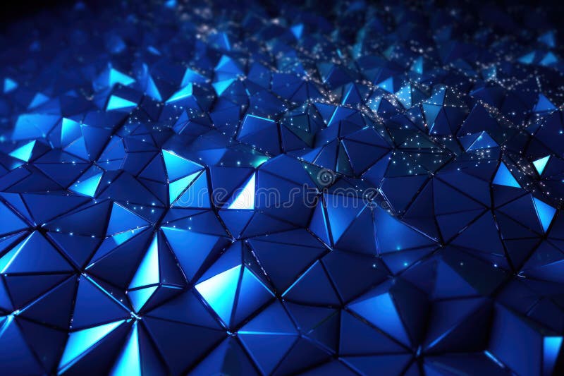 Geometrical Triangles Abstract Background. Generative AI Stock Illustration - Illustration of ...
