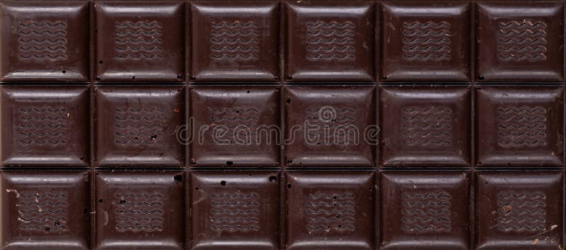 Geometrically Correct Rectangular Tile of Black Natural Chocolate Stock ...