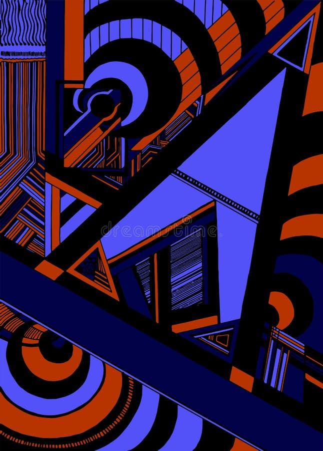 Geometrically-dynamic2 stock abbildung. Illustration von abbildung ...