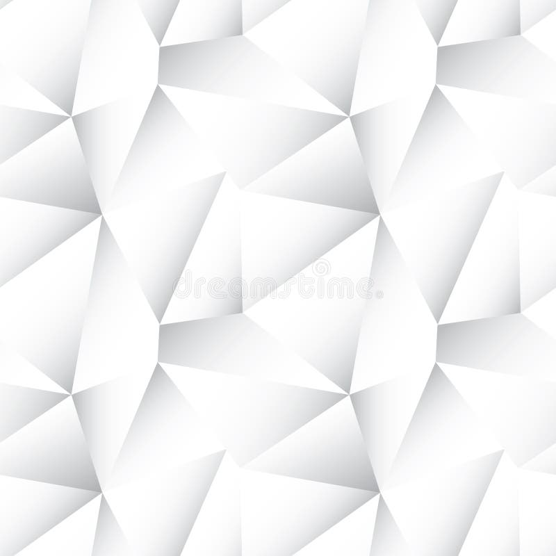 Geometric Facet Pattern in Tones of Grey Stock Vector - Illustration of ...
