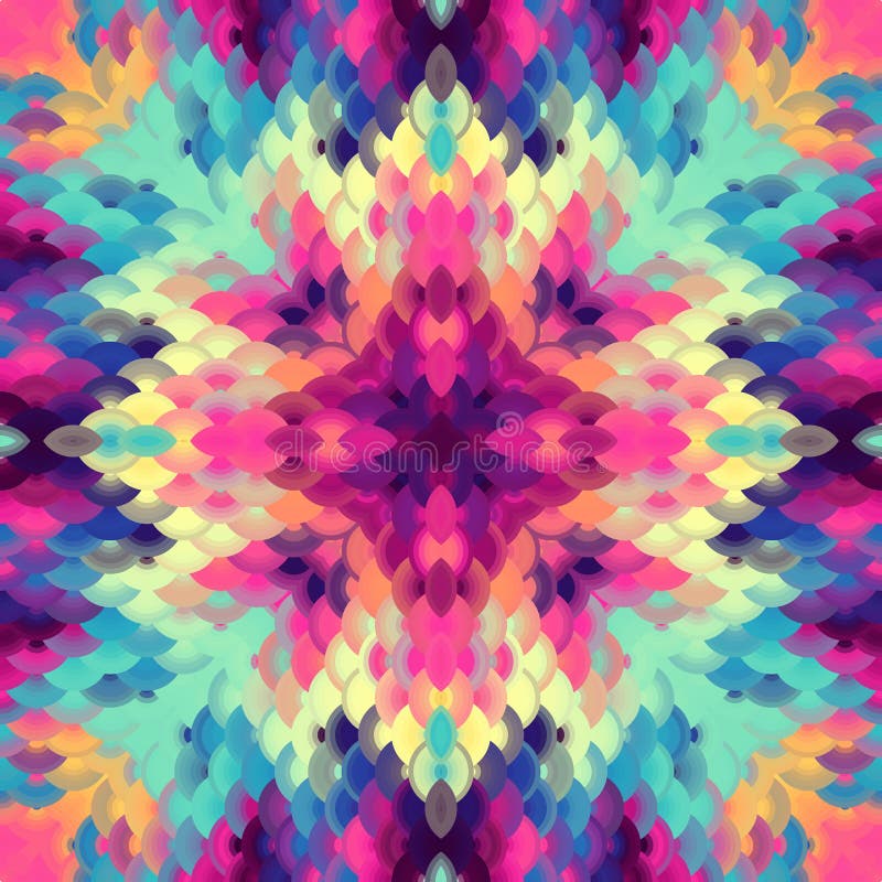 Geometrisch Abstract Patroon Vector Illustratie - Illustration of ...