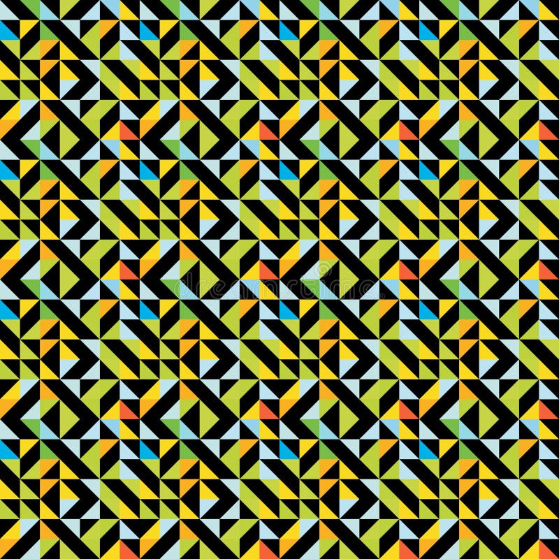 Geometrisches Nahtloses Muster Vektor Abbildung - Illustration von ...