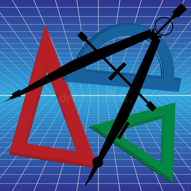 Geometry, Algebra And Math Vector Banners. Science Education Concept ...