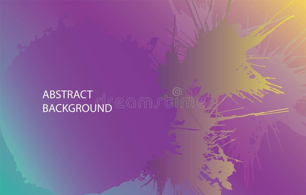 Abstract Colorful Gradient Splatter Background Stock Vector ...