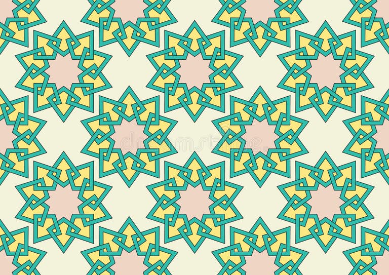 Seamless Islamic Geometry Stock Illustrations – 16,820 Seamless Islamic ...