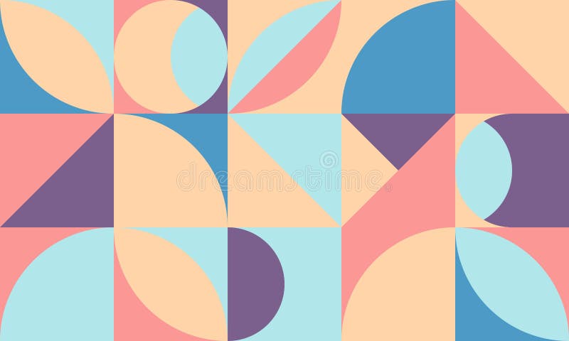 Geometry Abstract Pattern with Simple Shape and Figure. Abstract Vector ...