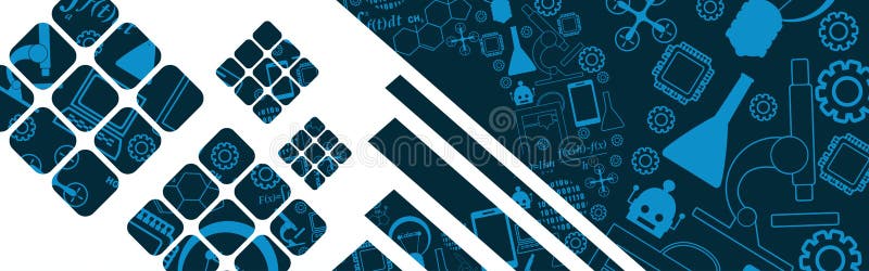 Geometry Banner Illustration Stock Vector - Illustration of brochure ...