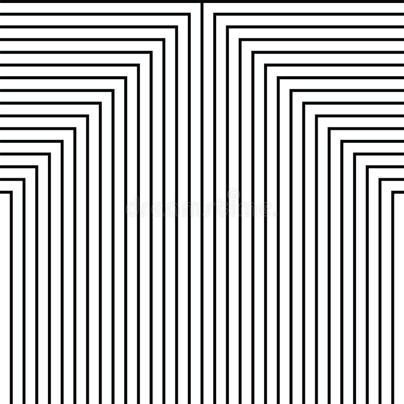 Geometry Black and White Stripes Grid Pattern. Vintage Style Texture ...