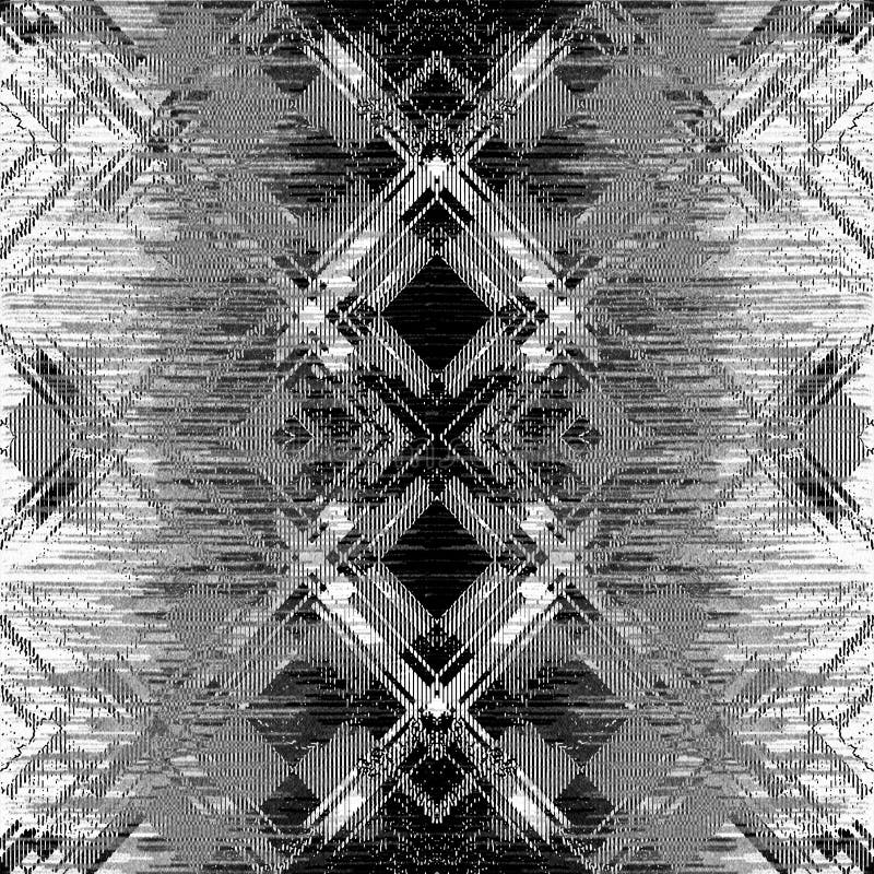 Geometry Classic Repeat Modern Pattern with Textures Stock Illustration ...